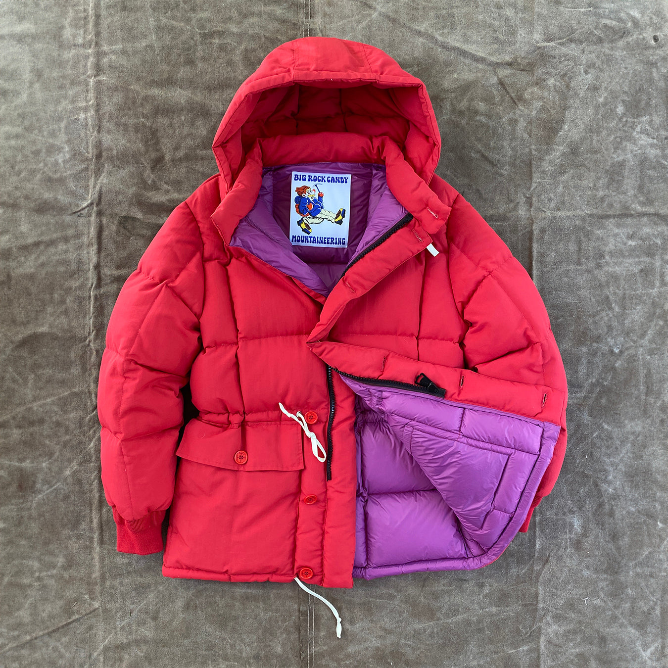 Arctic Parka - Candy Cane – Big Rock Candy Mountaineering